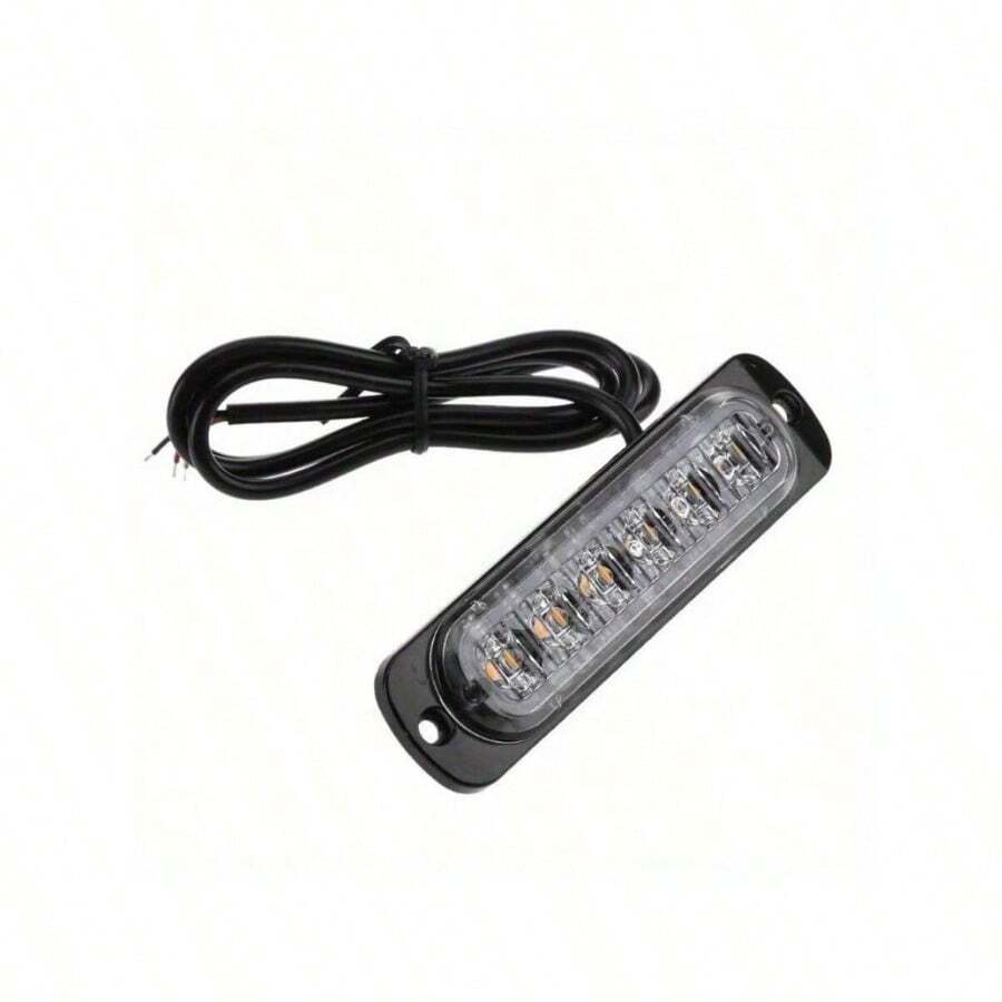 8pcs 6 Strobe LED Hazard Beacon Emergency Flashing Side Marker Light ...