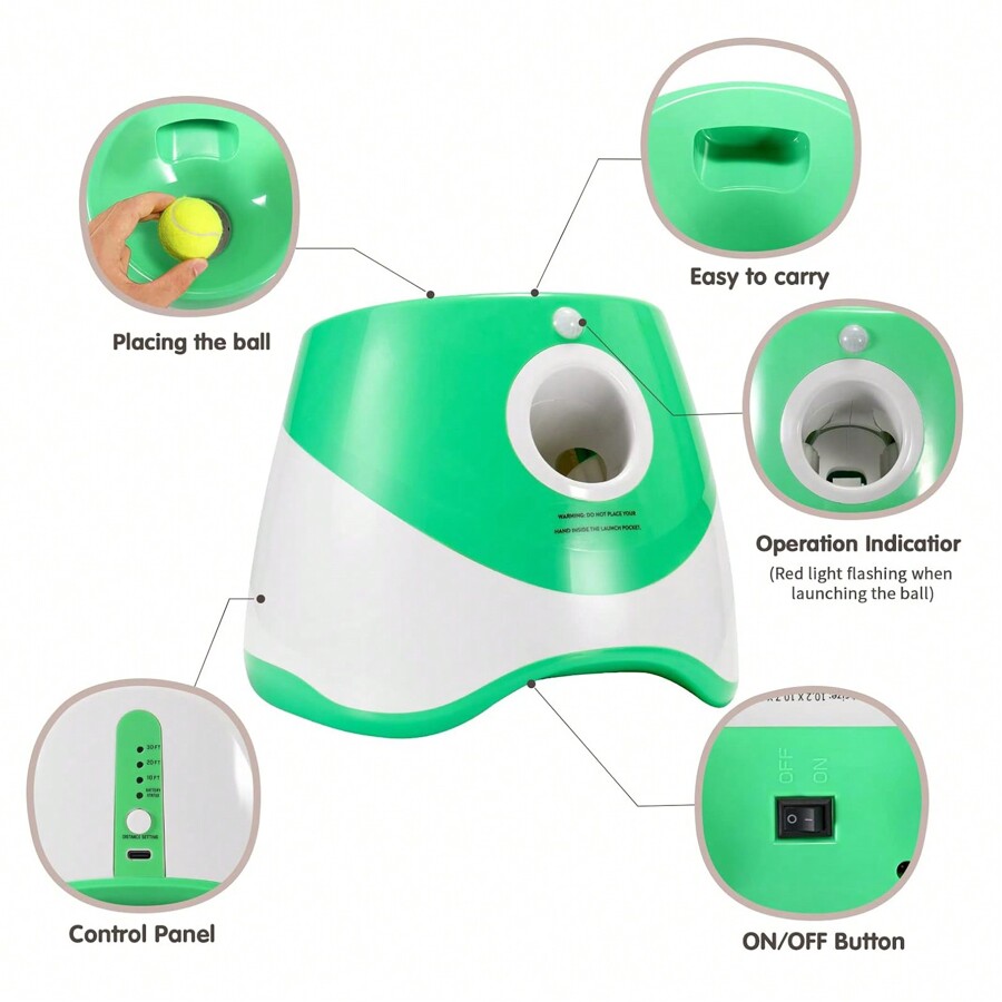 Latest Automatic Dog Ball Launcher For Small And Medium Dogs ...