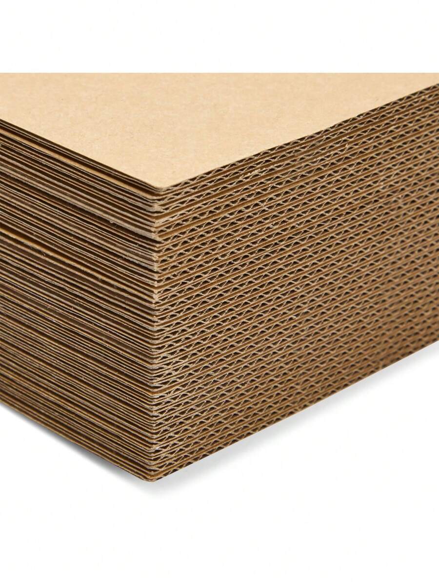 50-Pack Large Corrugated Cardboard Sheets, 11x17-Inch Flat Packaging ...
