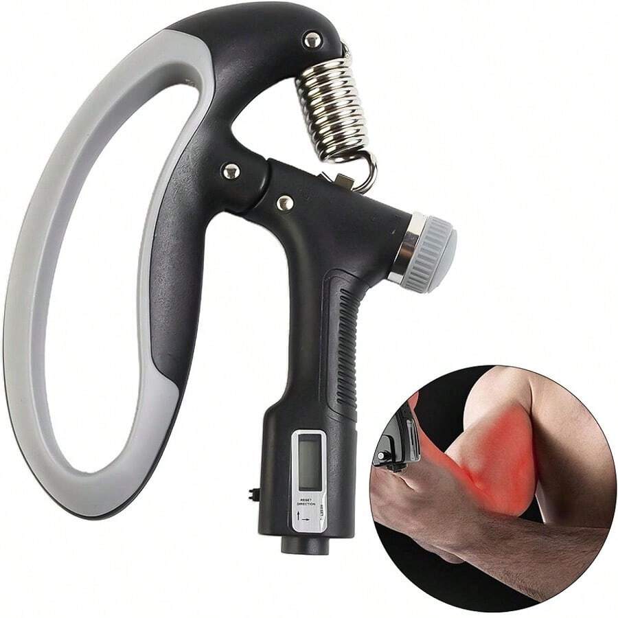 1pc Hand Exerciser With Counting Function Forearm Trainer Adjustable ...