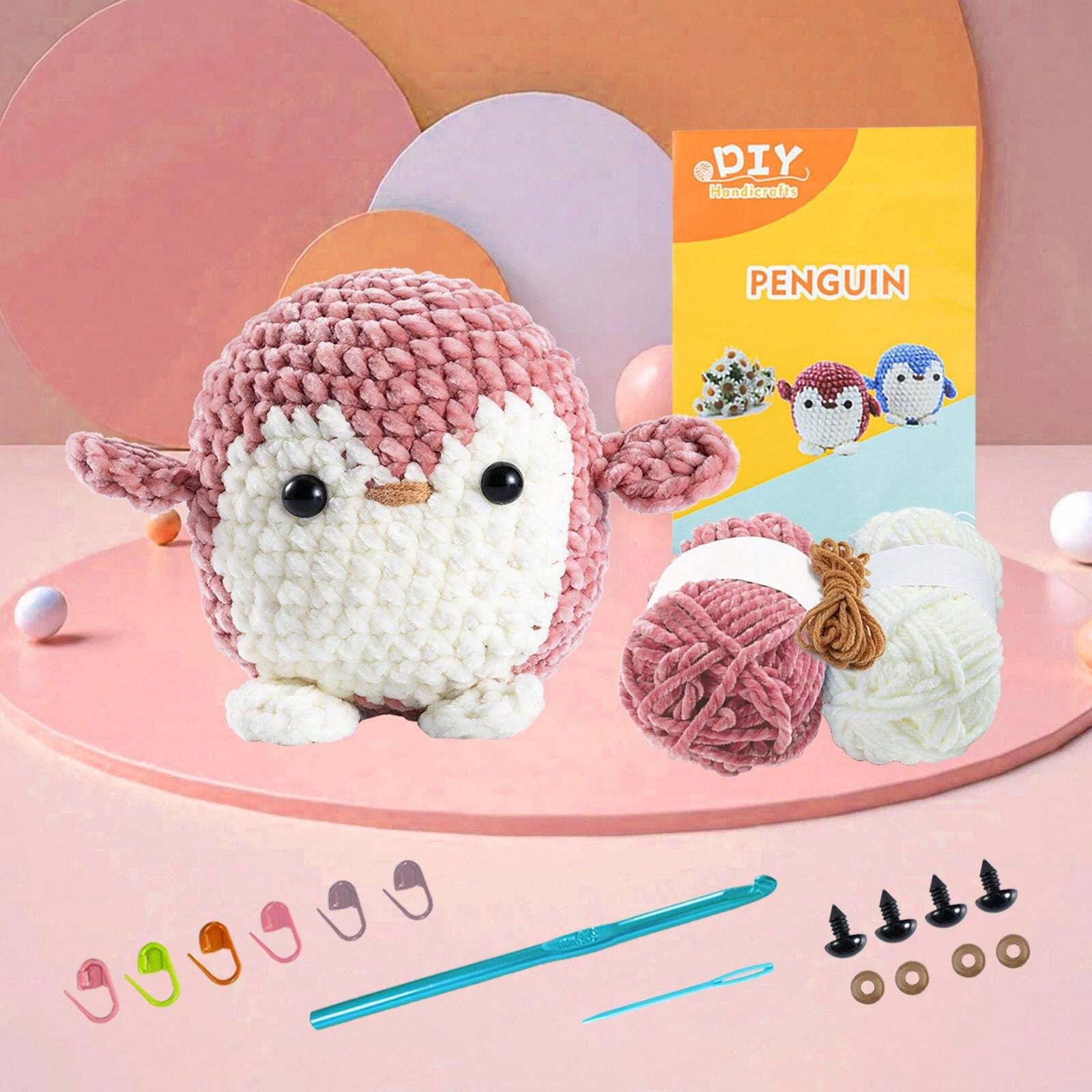 Jeslon Crochet Kit For Beginners, Easy To Learn With Step-By-Step ...