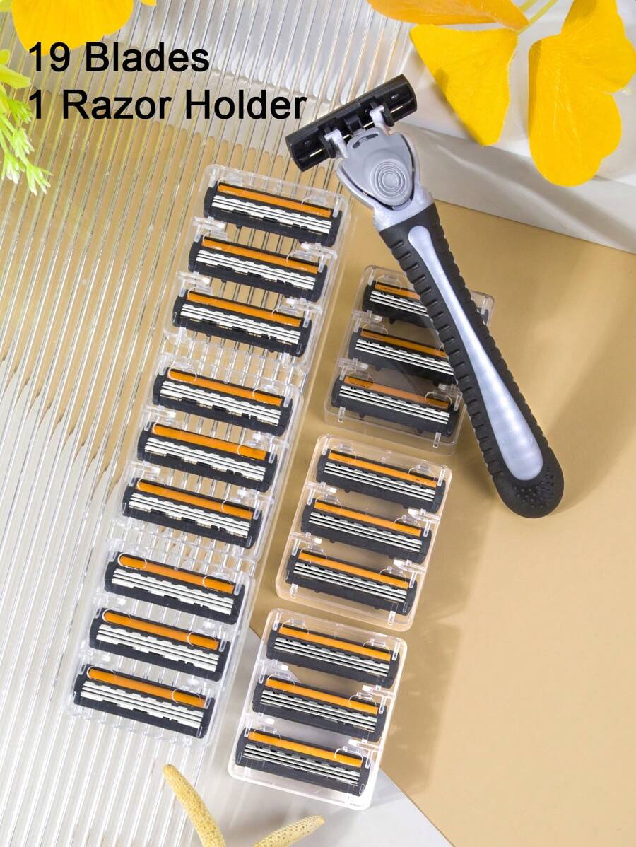 Men And Women Manual Safety Razor 3-Layer Stainless Steel Hair Removal ...