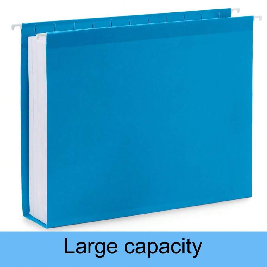 10 Pcs Supplies Extra Capacity Hanging File Folders, Reinforced Hang ...