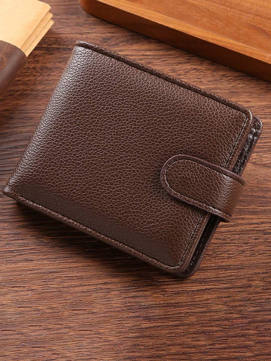 1pc Gift Men's Retro Short Wallet Coin Bag Small Wallet Large Capacity ...