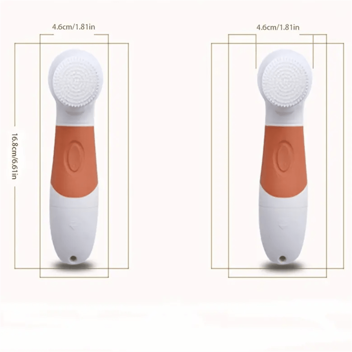 Facial Cleansing Brush Facial Scrubber Electric Exfoliating Rotary Spa ...