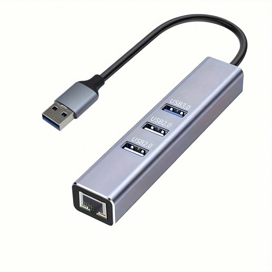 USB 3.0 Do Ethernet Adapter Z Ethernet Port & Aluminium 4-w-1 USB ...