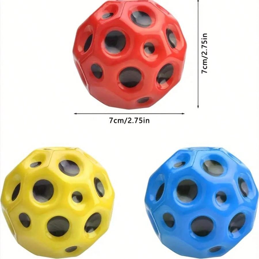 1pc Space Ball Popular Bouncing Ball With Sound Effect Rubber Super ...