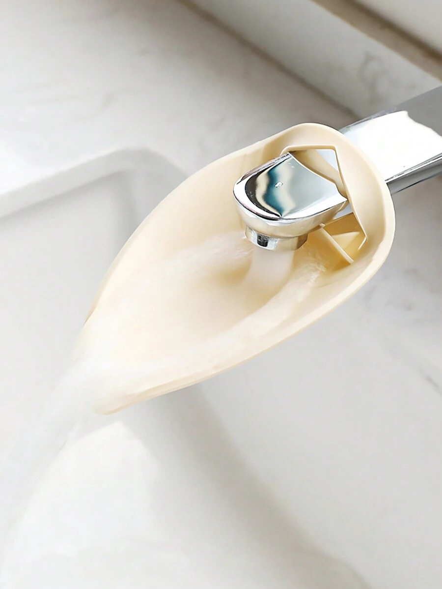 1pc Beige Bathroom Faucet Extender, Multi-Functional Kitchen & Children ...