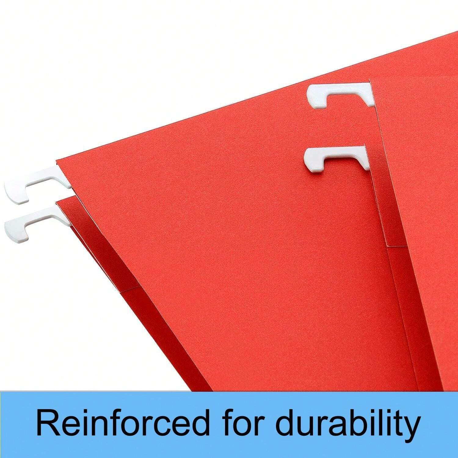 5 Pcs Supplies Extra Capacity Hanging File Folders, Reinforced Hang ...
