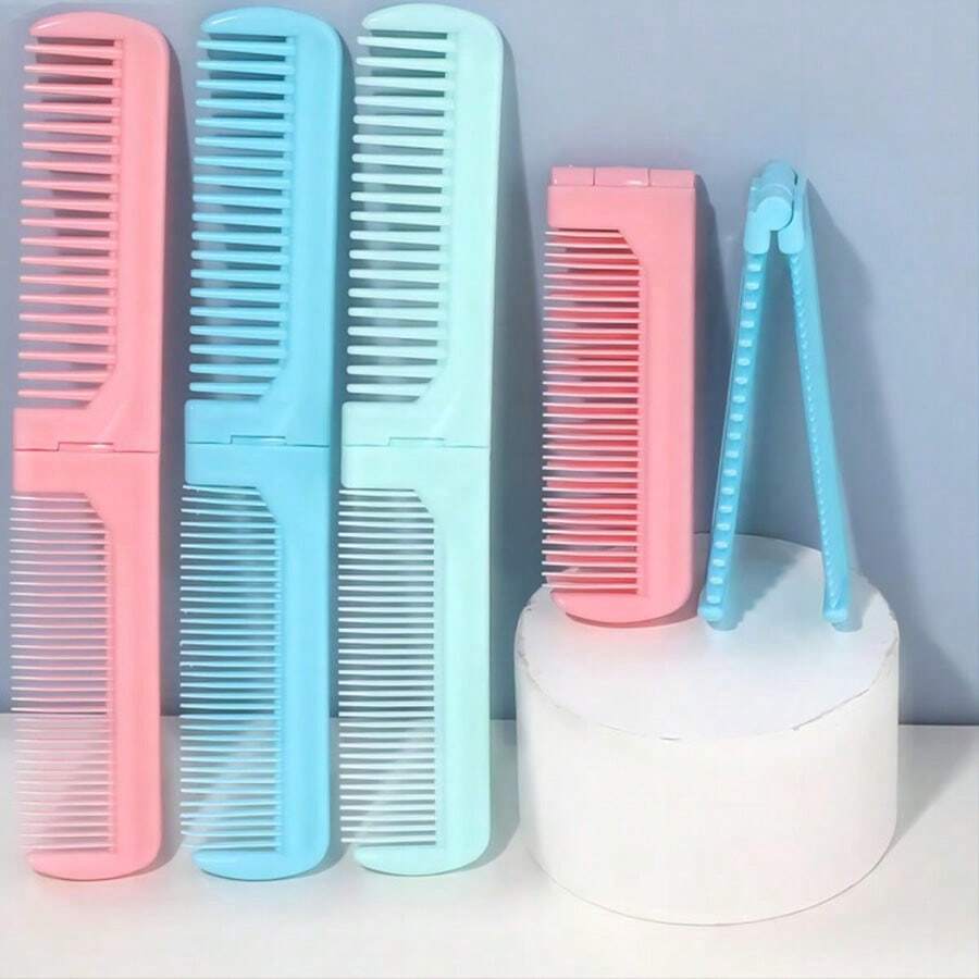 3 Pieces 3 Colors Can Be Folded In Half Folding Comb Portable Comb ...