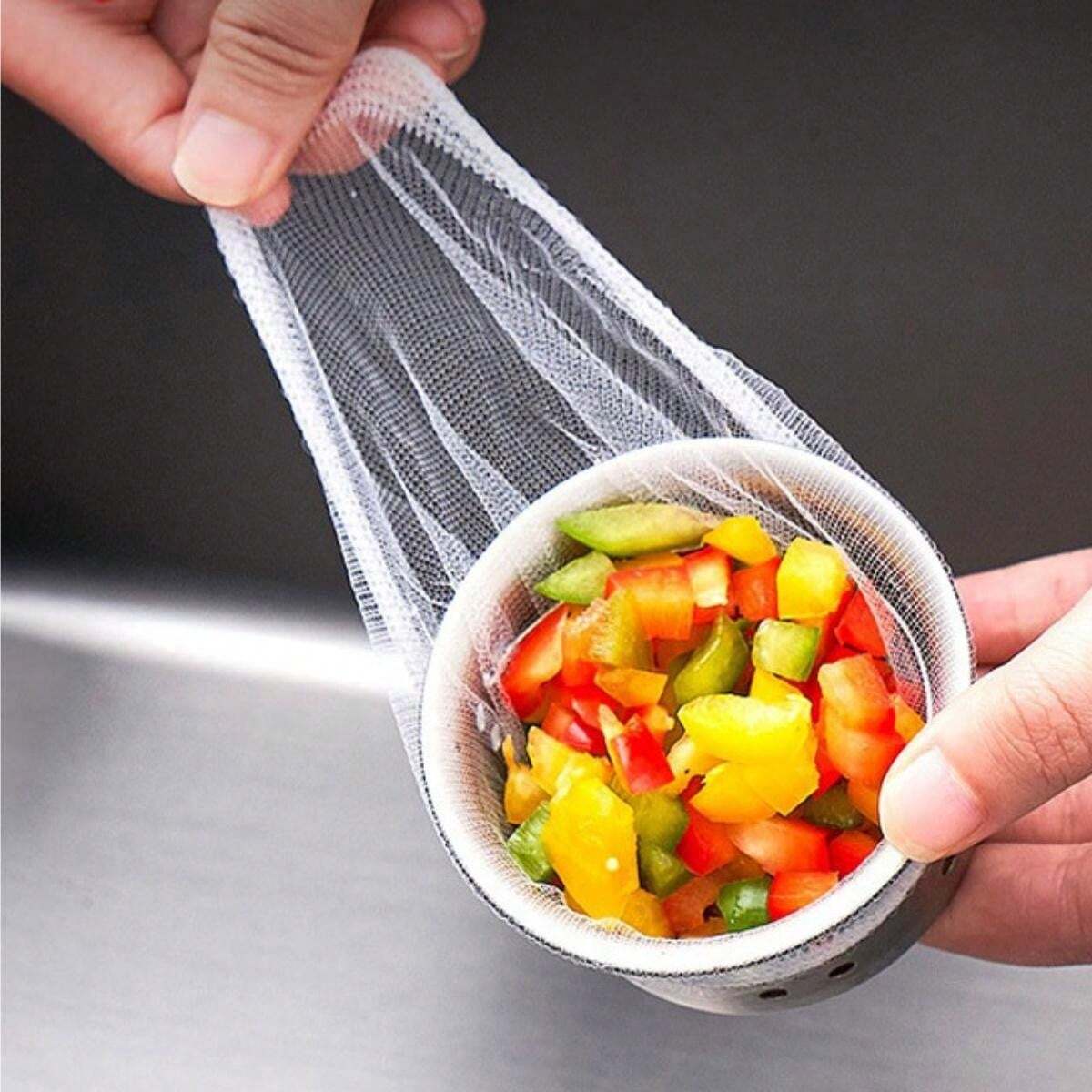 100 Pieces, Kitchen Sink Filter Sewer Sink Wash Basin Drain Drain ...