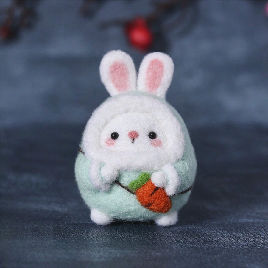 Felt Poke-Able Craft Diy Material Package For Making Adorable Animal ...