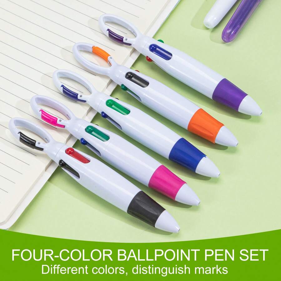 Plastic 4 In 1 Shuttle Pen Lanyard Hanger Fat Carabiner Ball Pen ...