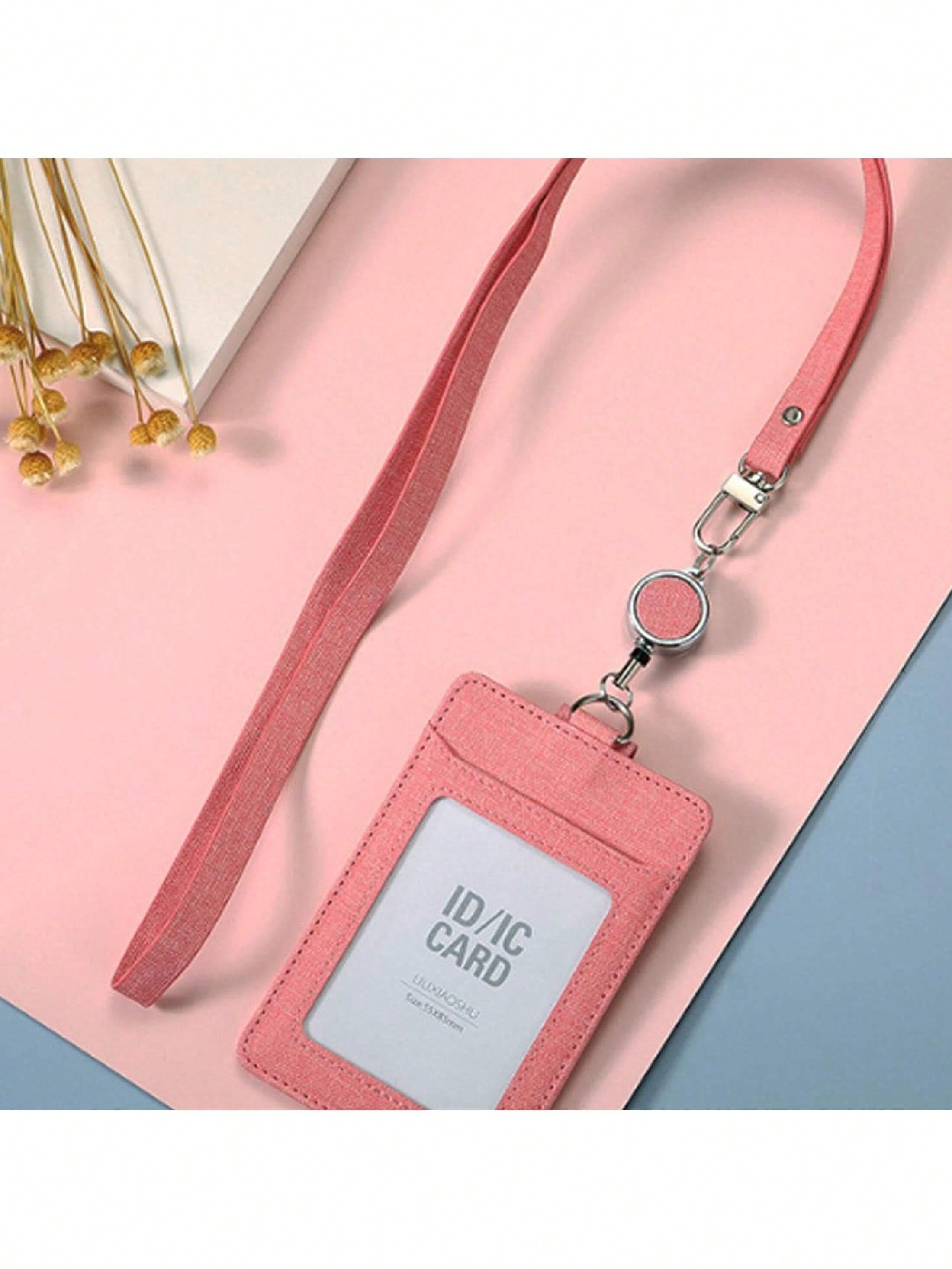 Creative And Minimalist Work Card Holder With Retractable Reel, For ...