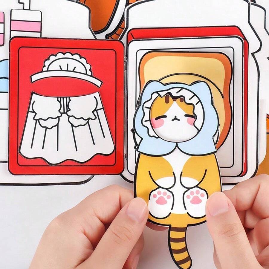 1pc Children's Quiet Book Diy Handmade Educational Toy, Strawberry Jam ...
