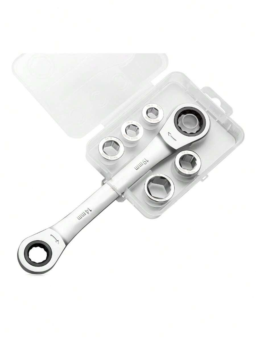 6pcs Ultra-Thin Socket Set, Multi-Functional Ratchet Wrench | SHEIN USA