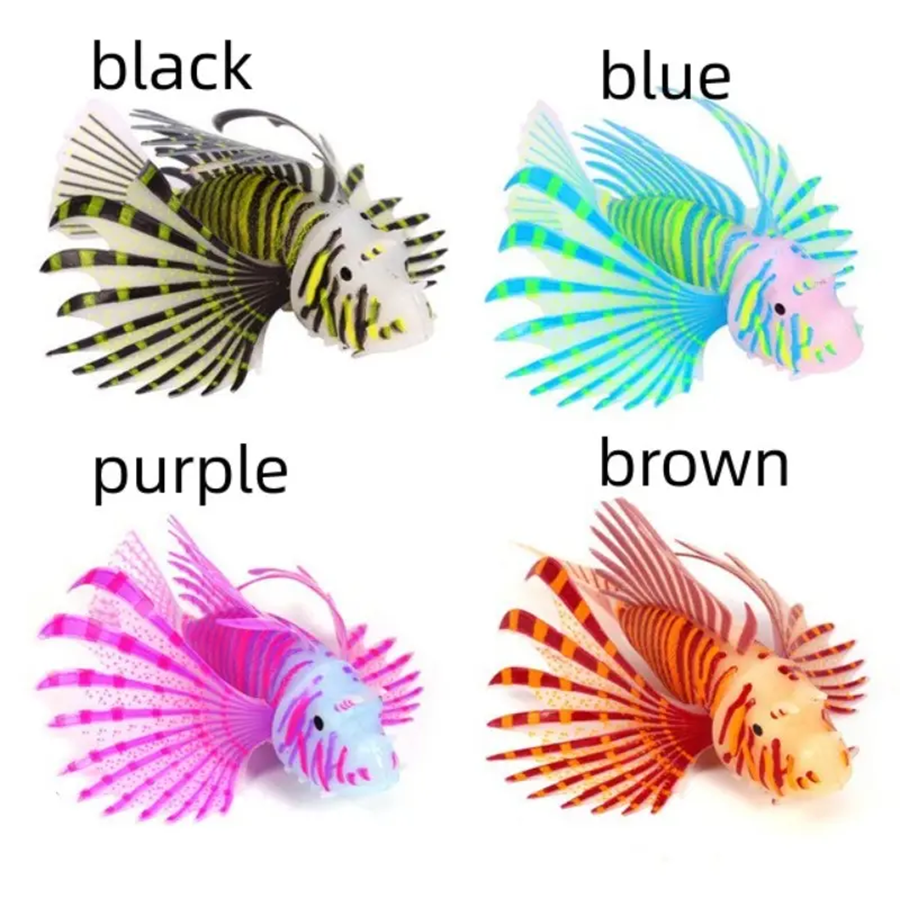 Aquarium Simulation Fluorescent Silicone Gadus Morhua Decorative Round ...
