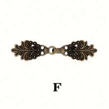 1pc Vintage Flower Pattern Sweater Shawl Clip - Elegant Metallic Dress ...