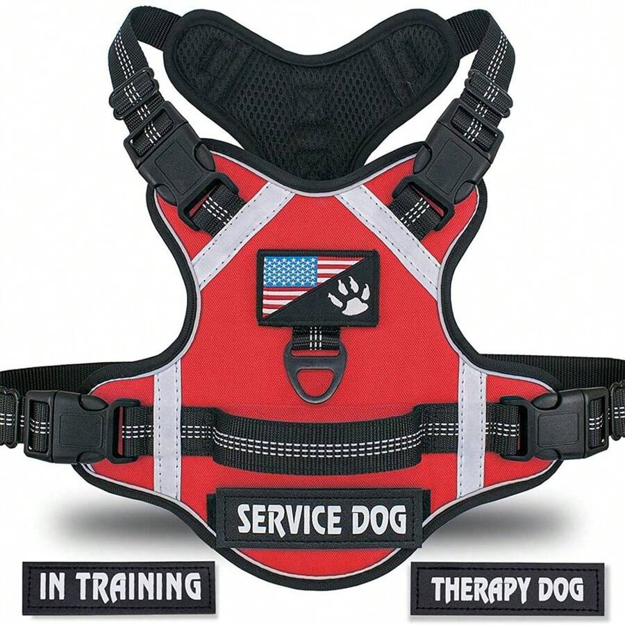 Reflective Non-Pull Dog Harness With Soft Padding, Safety Belt And Easy ...