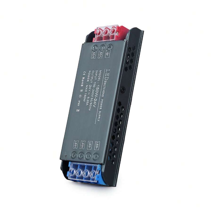 LED Transformateur 24V-150W LED Driver AC 110-240V To DC LED Switch ...