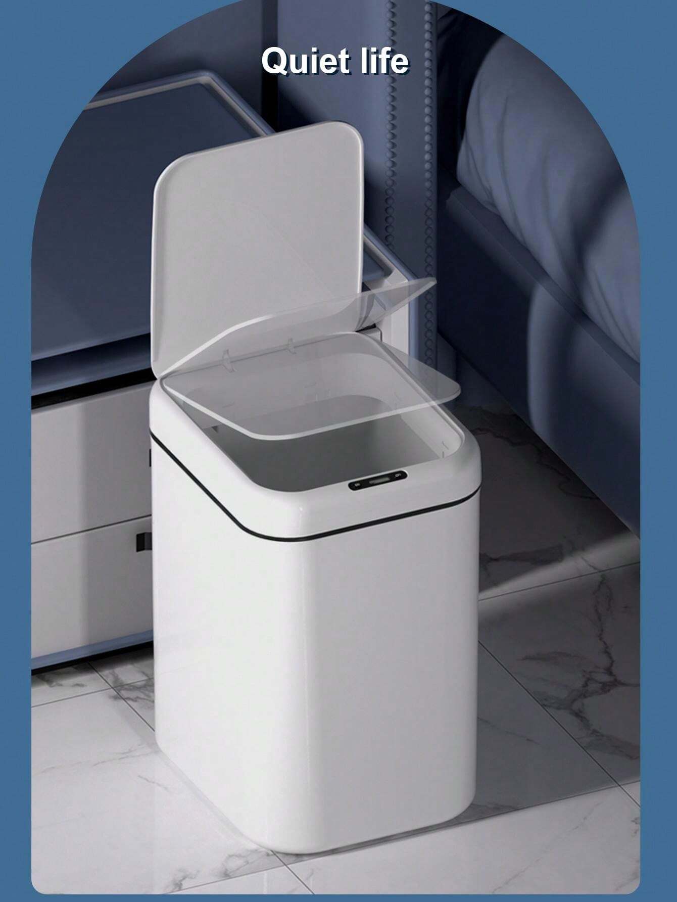 Intelligent Sensor Dustbin, Xiaomi White Electric Automatic Rubbish Bin ...