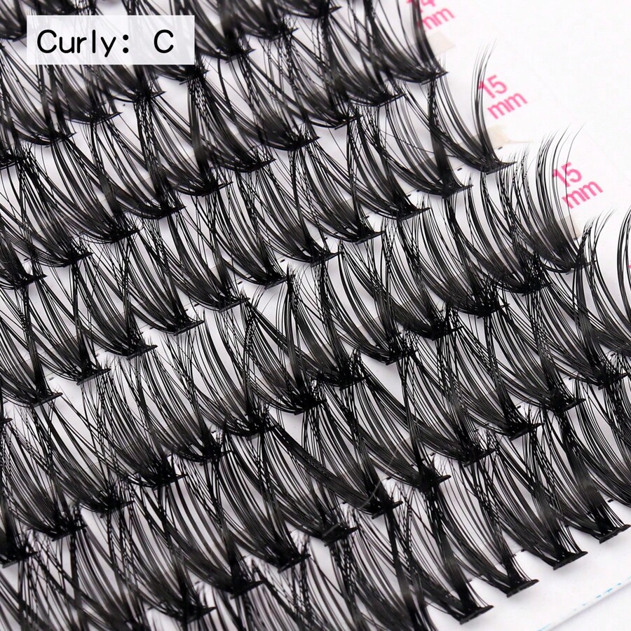 Huicop 240 Pcs Cluster Lashes DIY Cluster Eyelash Extensions Mega ...