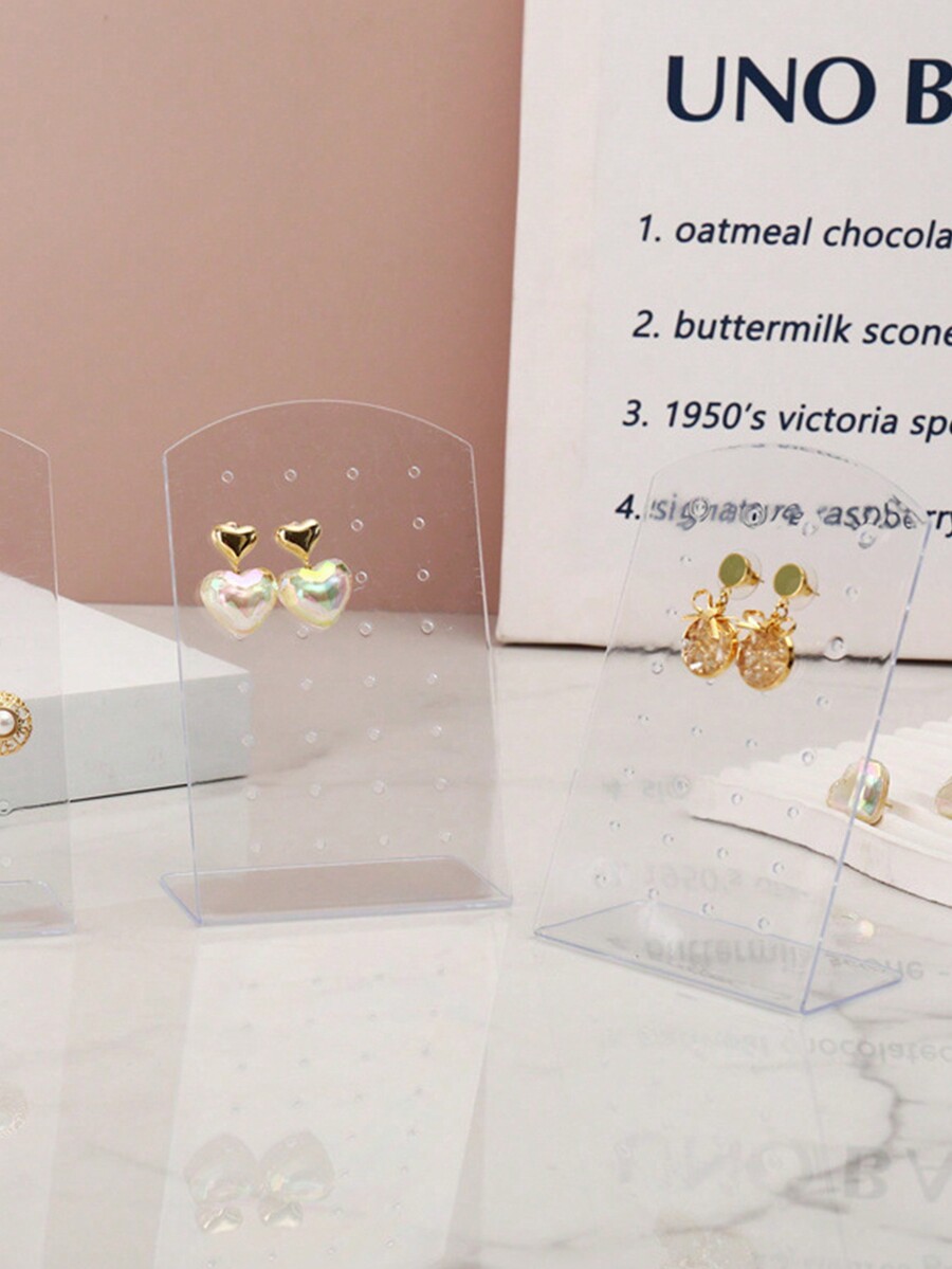 1pc Clear Acrylic Display Stand For Ear Stud, Tongue Stud, Lip Stud ...