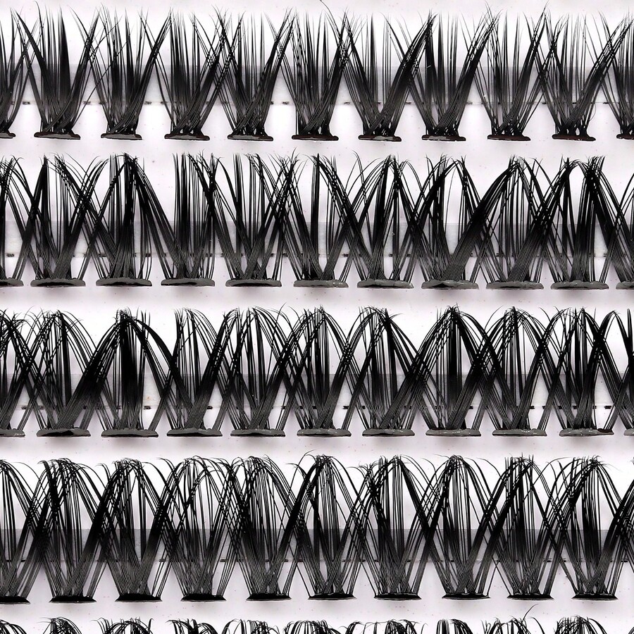 Huicop 240 Pcs Cluster Lashes DIY Cluster Eyelash Extensions Mega ...