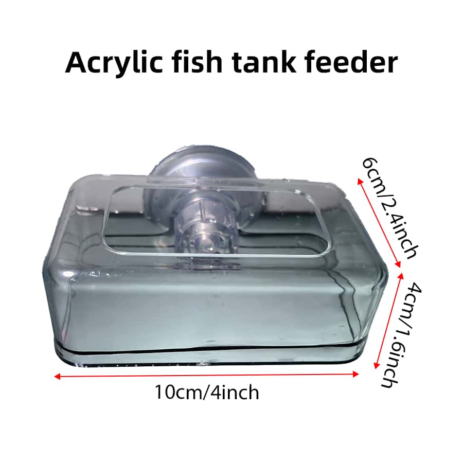 Acryl Aquarium Voeding Ring Met Zuigen Kopjes , Vis Voedselautomaat ...