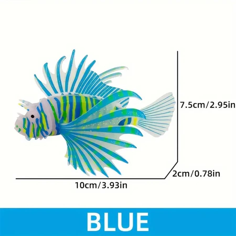 Aquarium Simulation Fluorescent Silicone Gadus Morhua Decorative Round ...