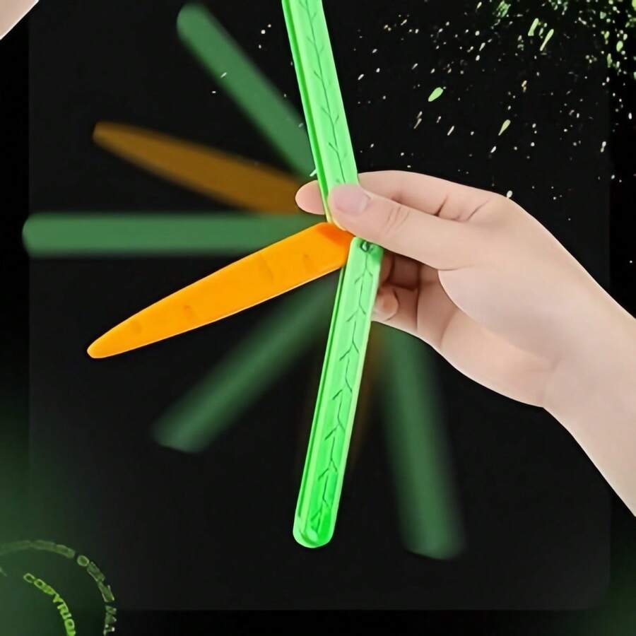 3d Luminous Butterfly Knife Toy, Funny Plastic Edc Carrot Knife, Stress ...