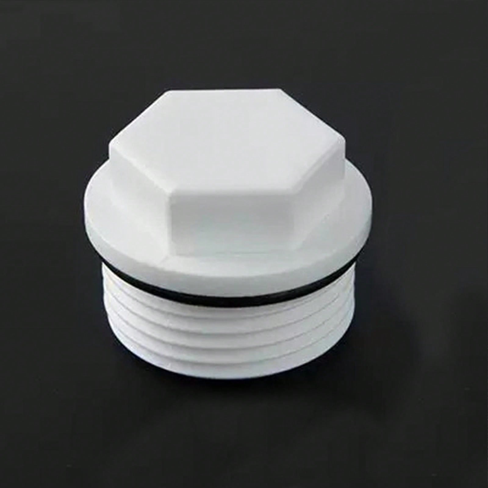 5pcs Pt Ppr Pipe Fitting End Cap With Ring Gasket Male Threaded Plug ...