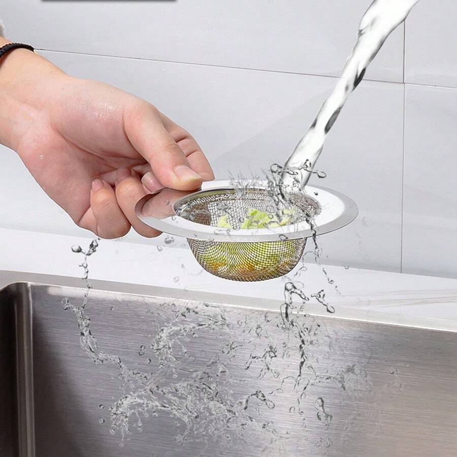 1pc Stainless Steel Sink Strainer For Kitchen Sink, Vegetable Basin ...