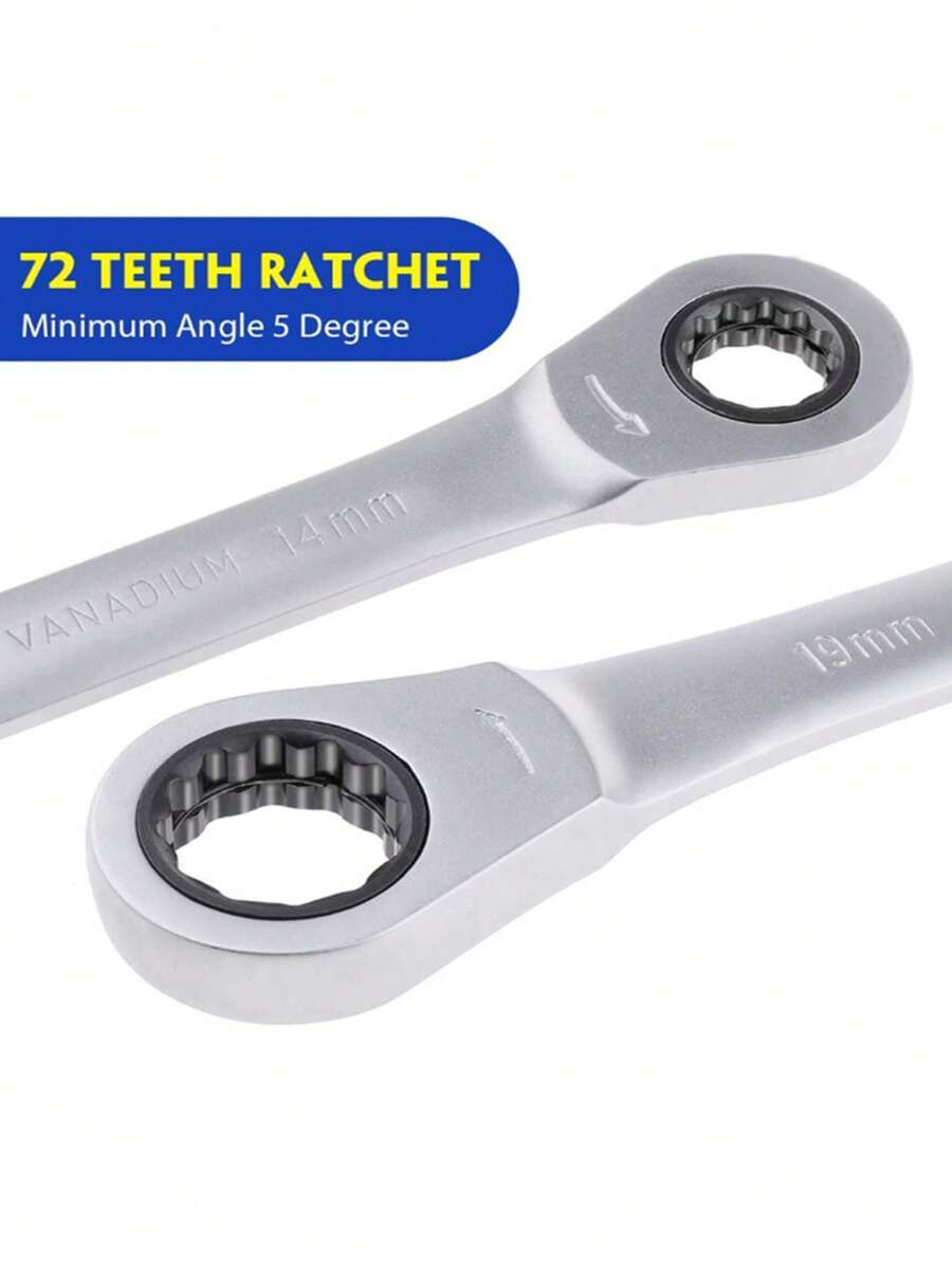 6pcs Ultra Thin Socket Set Multi Functional Ratchet Wrench Shein Usa