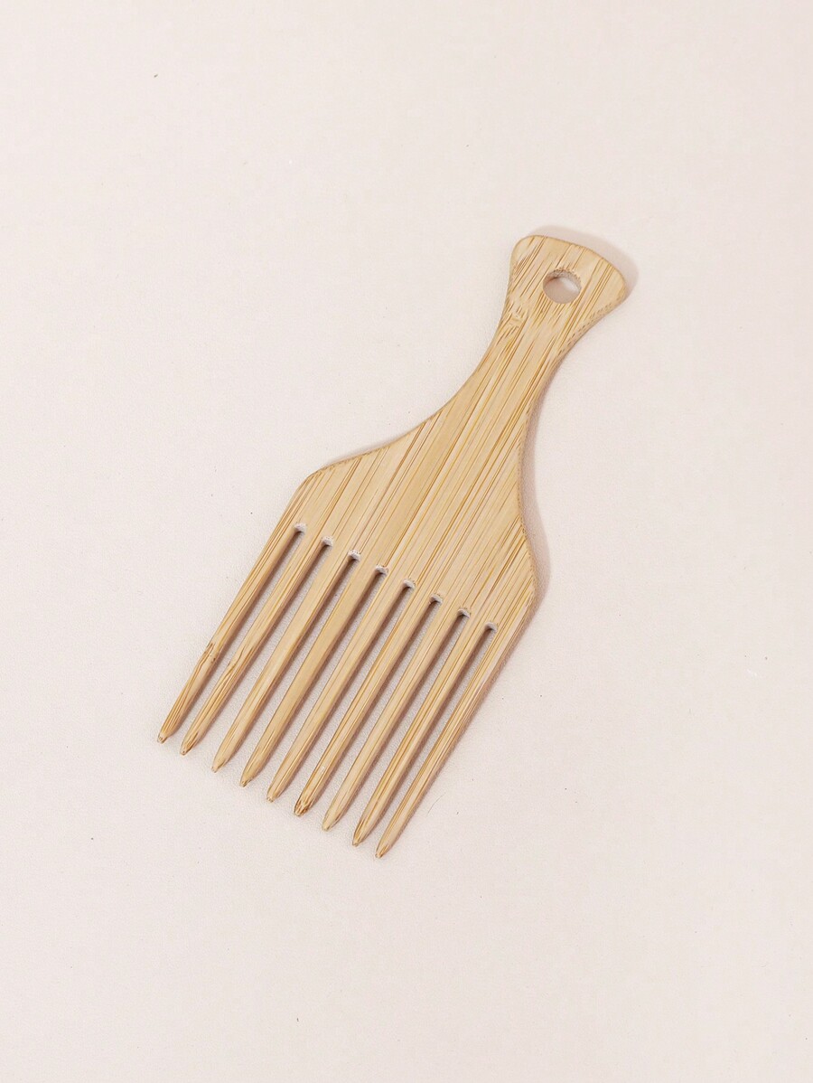1 Piece Of Bamboo And Wood Comb, Wide Toothed Comb, Oily Hair Comb ...
