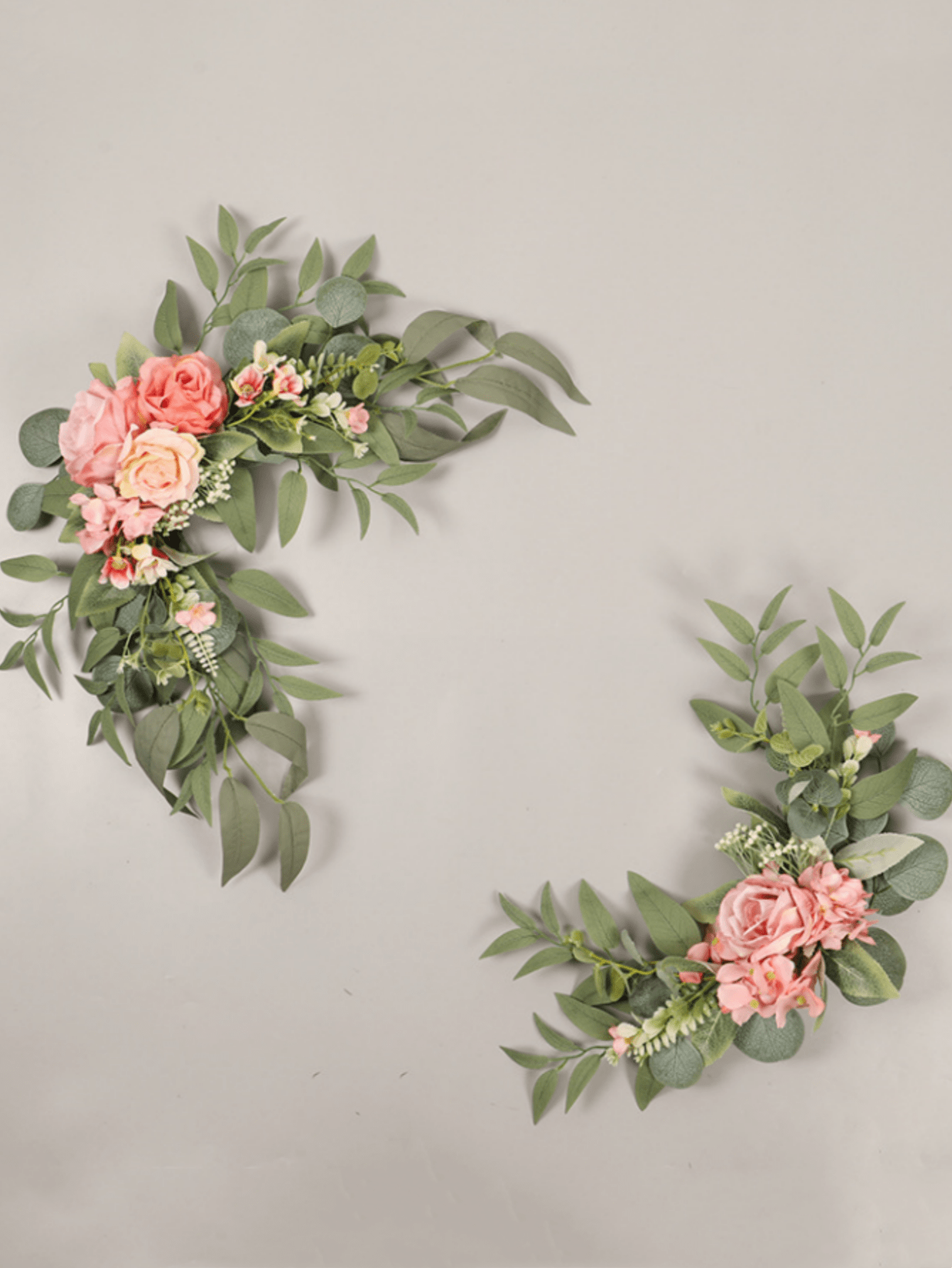 Flower Swag Set Of 2,55cm+45cm, Wedding Sign Flowers Artificial Floral ...