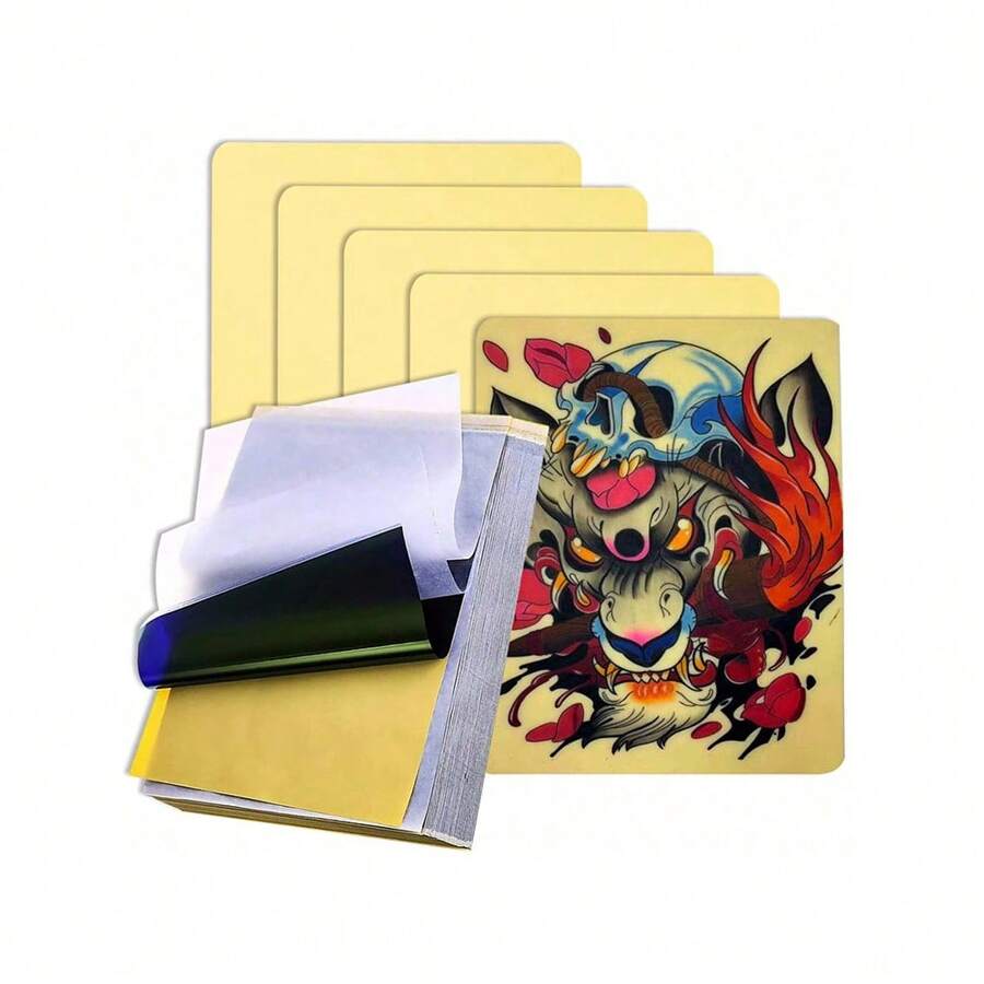 12pcs Tattoo Transfer Paper, Tattoo Stencil Paper For Tattooing, Unique ...