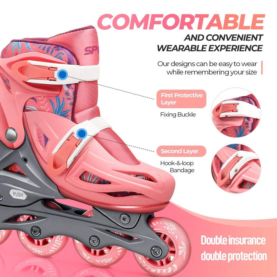 Colorful Inline Skates For Teens, Fashionable And Simple, Safe And ...