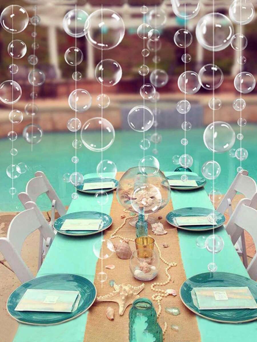 2pack Strings Under The Sea White Bubble Garlands Birthday Party ...