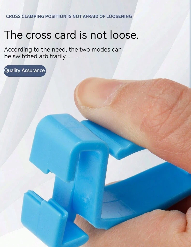 9 Packs, Small Plastic Hand Clips, Hardware Hooks Can Be Hung On The ...