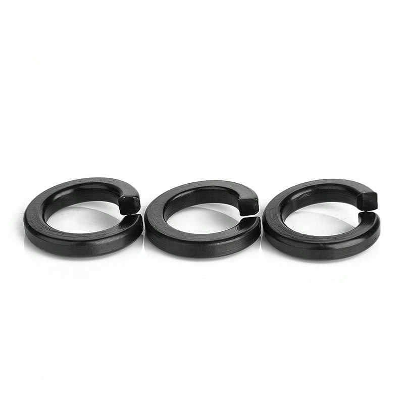 50pcs M6 M8 M10 Black Zinc Plated Carbon Steel Split Lock Washer Set ...