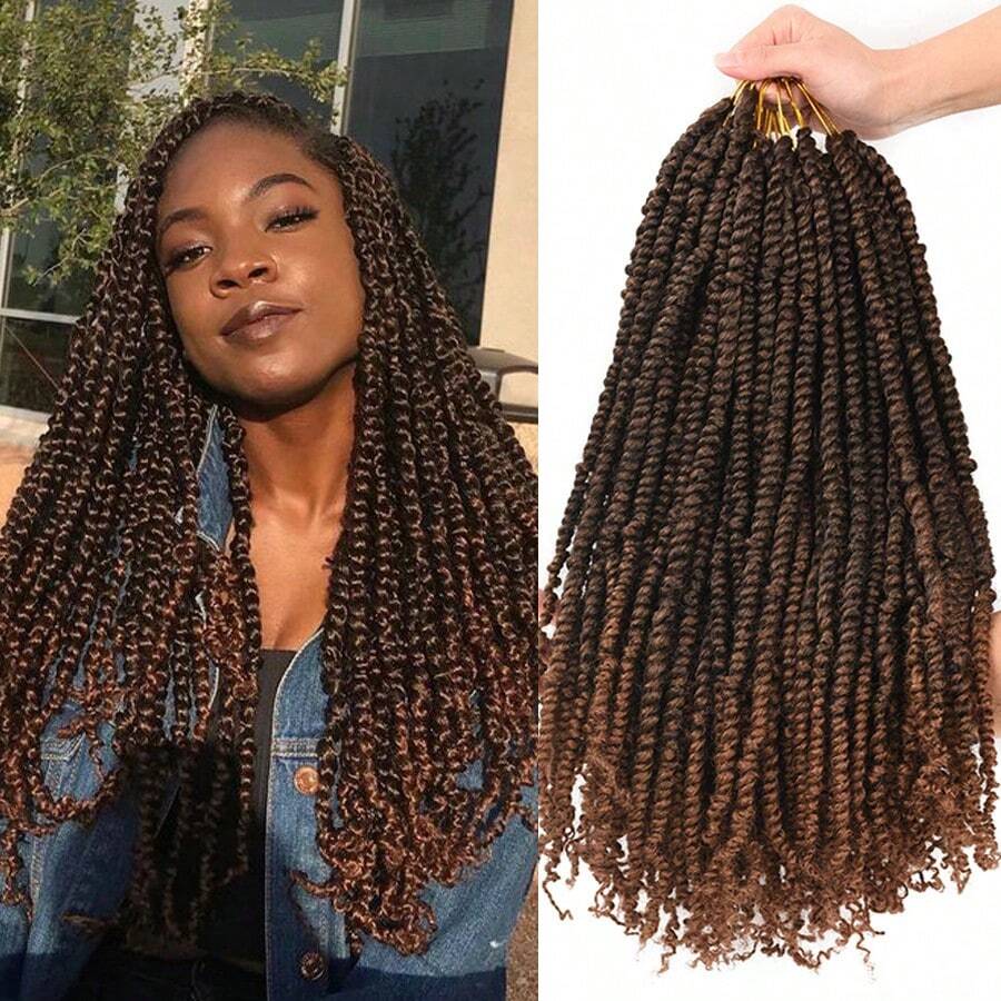 TOMO 12 18 24 Inch Passion Twist Hair Pre-Twisted Passion Twists ...
