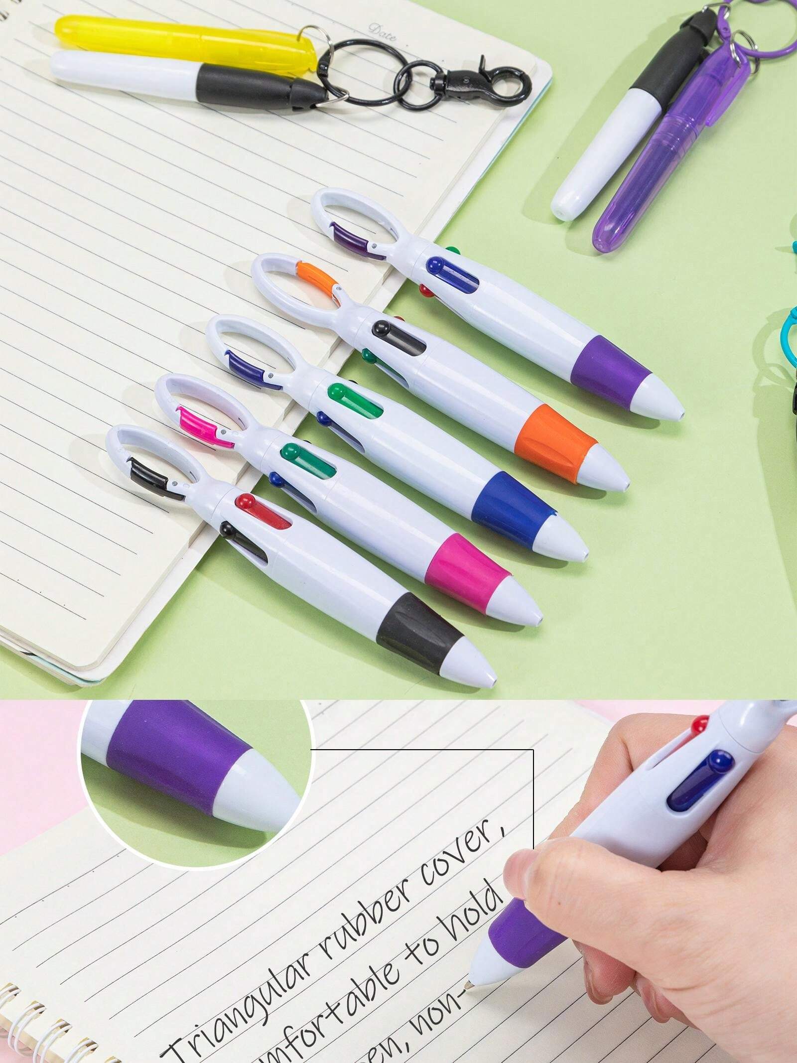 Plastic 4 In 1 Shuttle Pen Lanyard Hanger Fat Carabiner Ball Pen ...