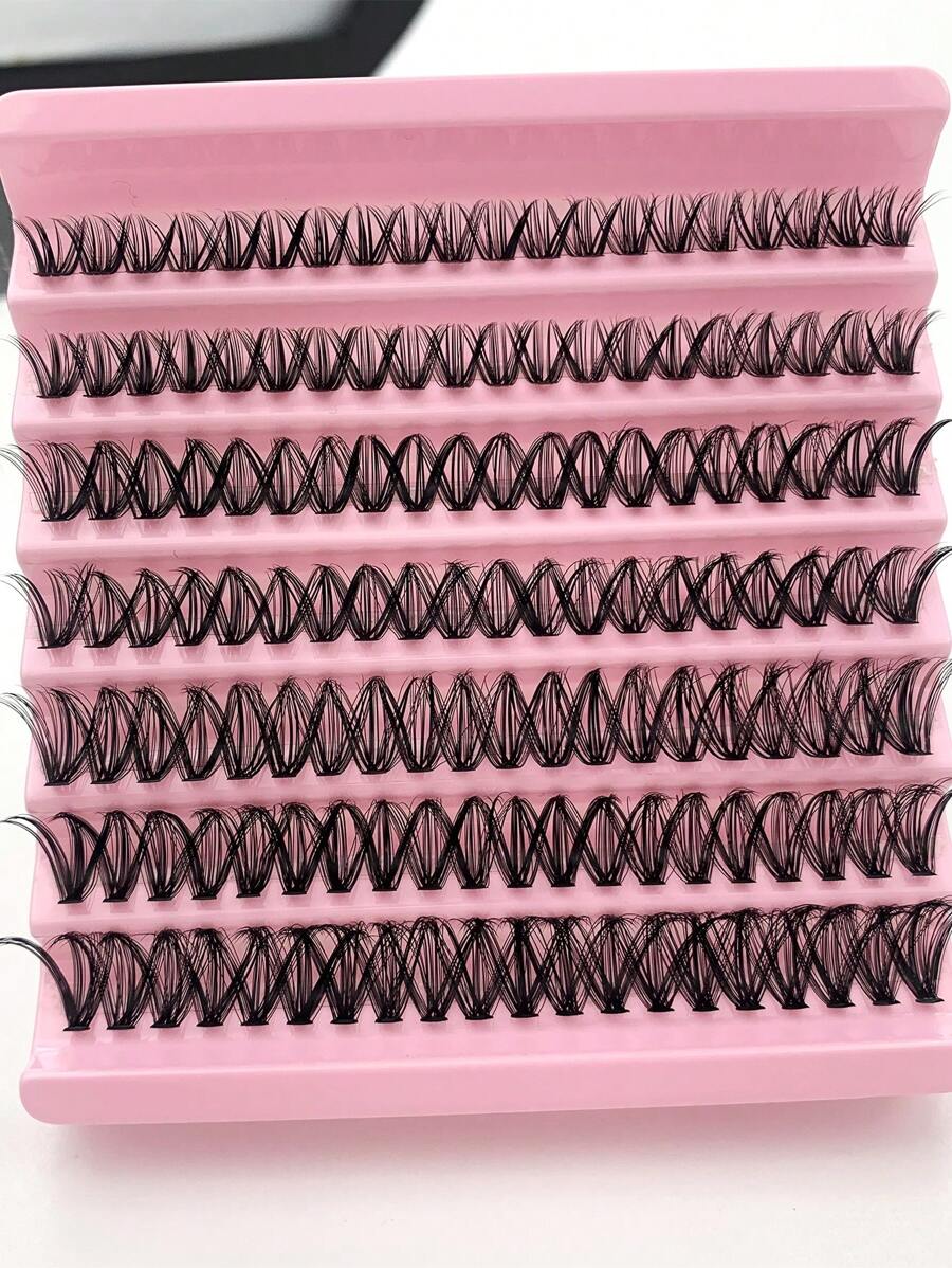 140 Clusters Diy 40d Volume Extensions De Cils Longueurs Mixtes 8-16mm ...