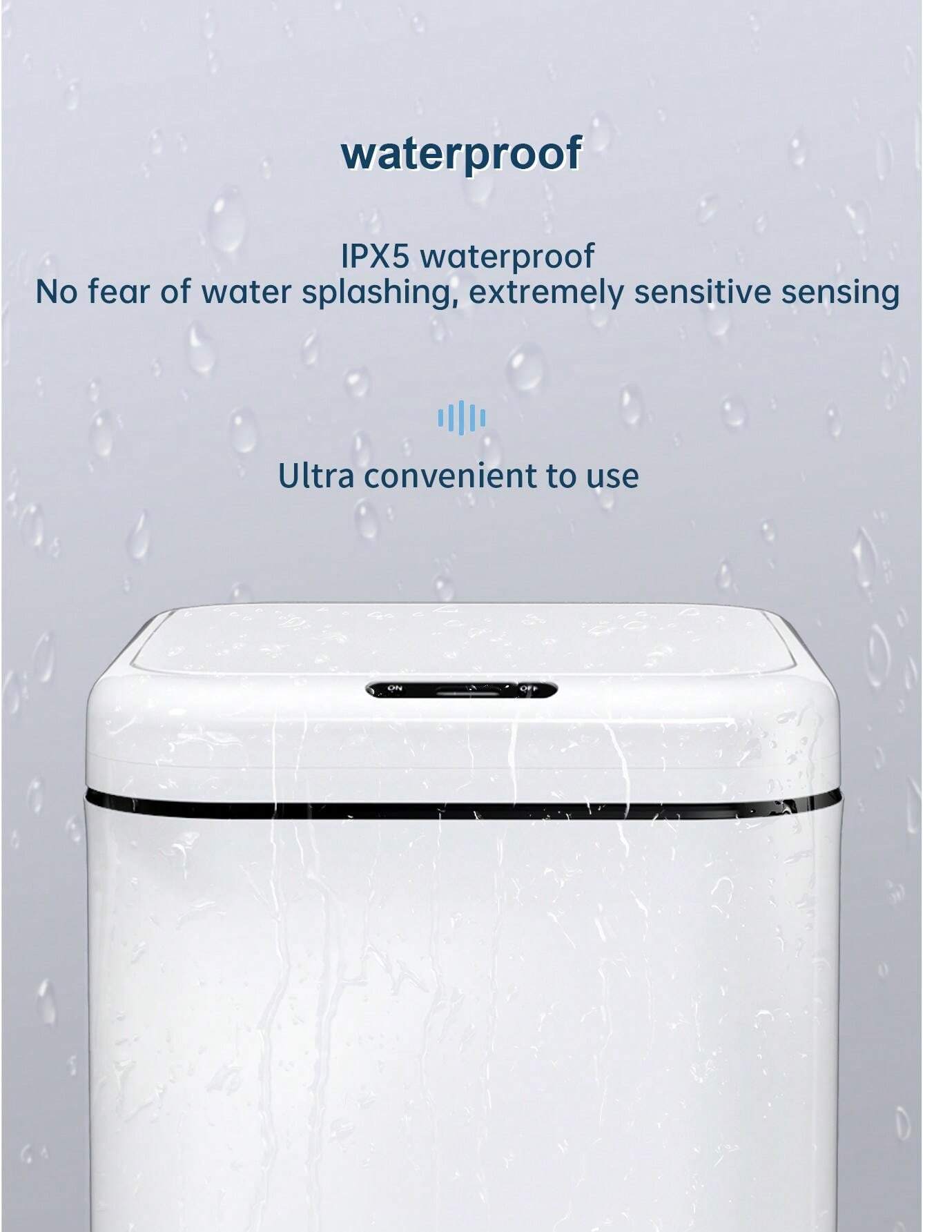 Intelligent Sensor Dustbin, Xiaomi White Electric Automatic Rubbish Bin ...