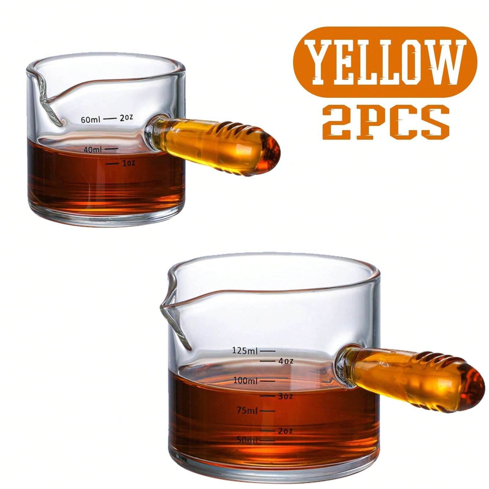 2pcs, Ounce Cups, Including 60ml And 125ml Extraction Graduated ...