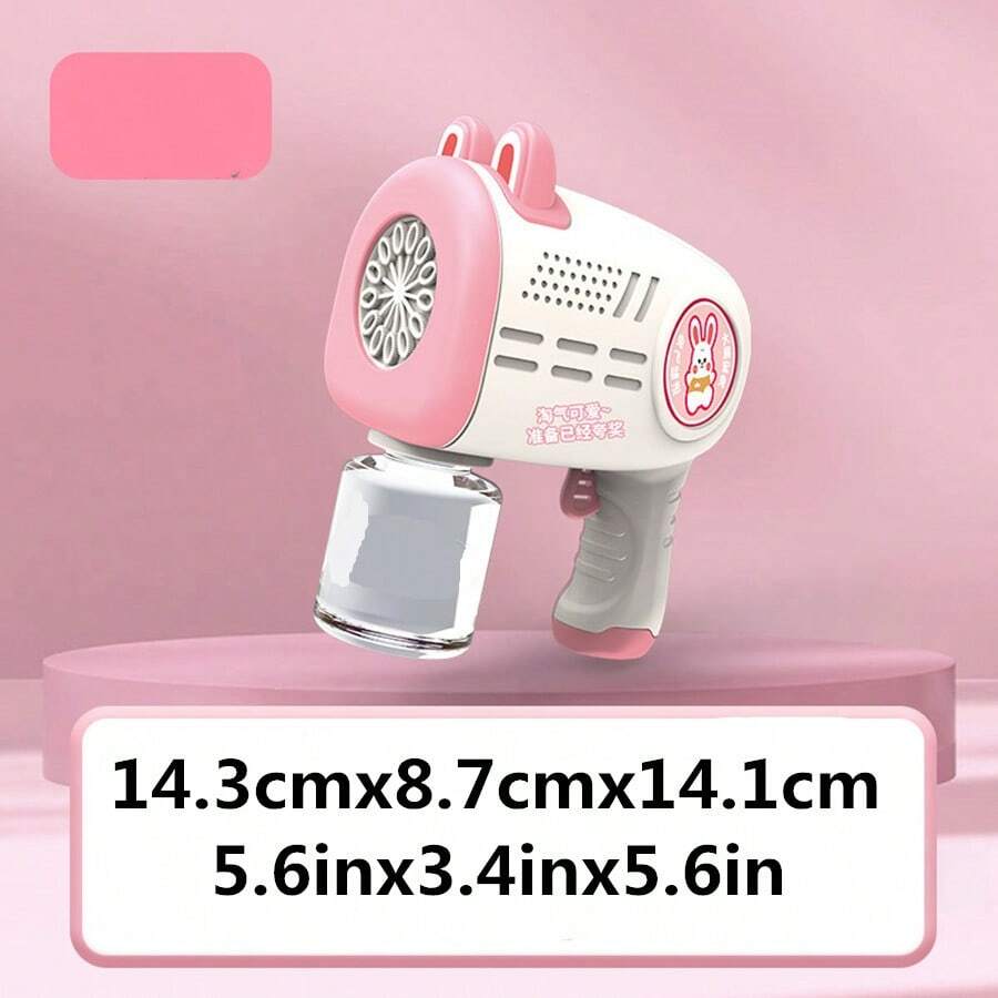 2024 Bubble Machine, Full Automatic Cartoon Kids Toy Electric Bubble ...