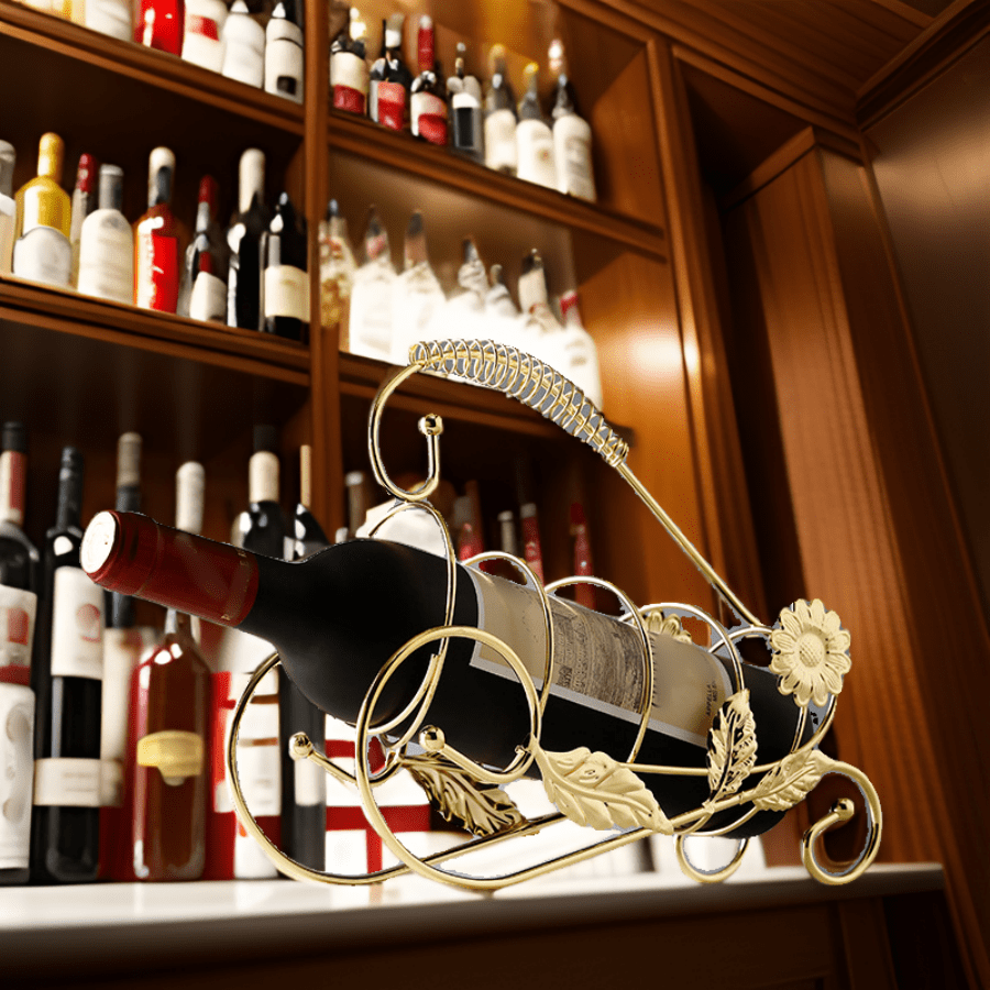 Bar Winery Light Luxury Wine Rack Decoration, Iron Art, Modern Creative ...