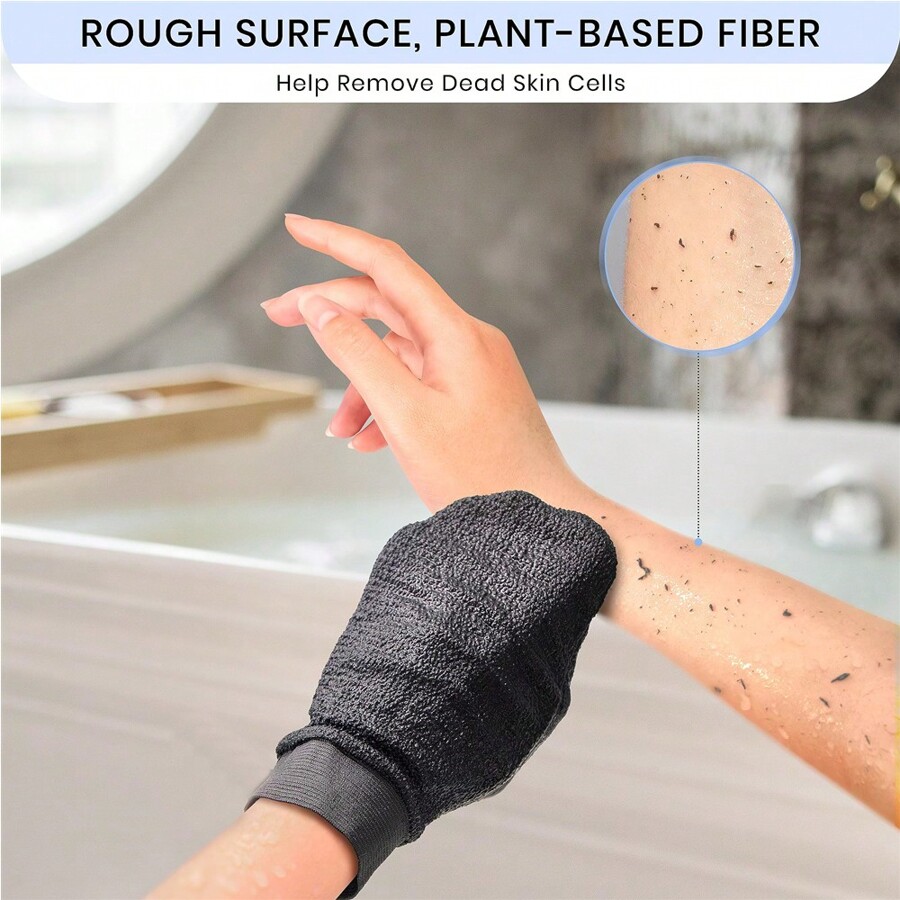 Korean Exfoliating Mitt For Remove Dead Skin. 100% Viscose Deep ...