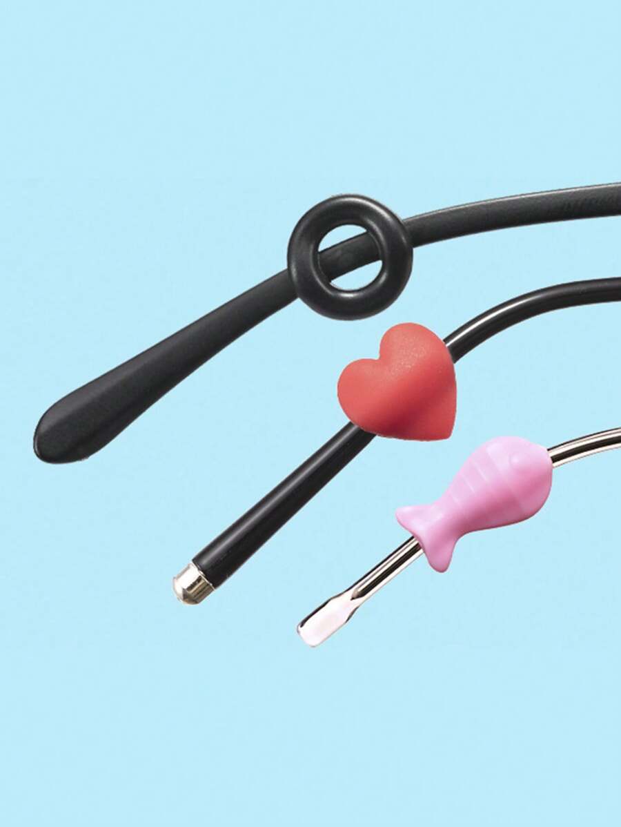 6pcs Eyeglasses Anti-Slip Silicone Ear Hook & Leg Fixing Pad Set ...